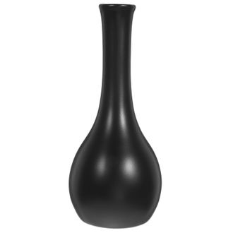 BESPORTBLE Matte Schwarze Keramikvase Dekorative Blumenvase f&uuml;r Getrocknete Blumen Wohnzimmer B&uuml;ro Schlafzimmer Moderne Deko Vase Nordisch Minimalistisch Vielsei
