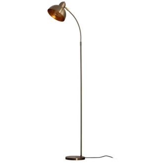Opviq [GEBRAUCHT] B-Ware Opviq Stehleuchte Stehlampe Varzan Metall Gold E27 Schalter