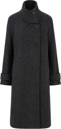 Pomandere Femme, Manteaux, Gris, Taille: 40 FR Maxi Trench Coat