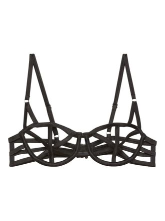 Fleur du Mal soutien-gorge &agrave; brides - Noir