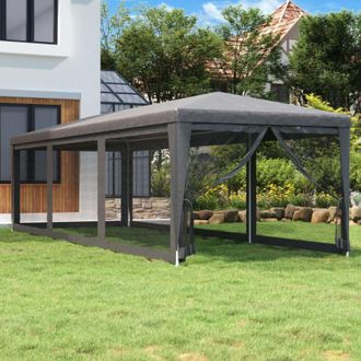 vidaXL Furniture Limited - Tente de f&ecirc;te avec 8 parois lat&eacute;rales en
