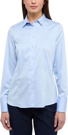 Eterna Femme Satin Shirt Regular FIT 1/1 Blanc 46_D_1/1
