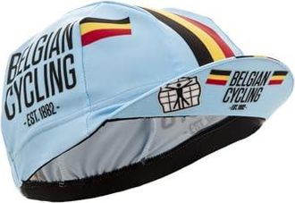 Bioracer Casquette Unisexe Officiel Team Belgique - Enjoliveur l&eacute;ger pour un confort optimal - Bleu, bleu, taille unique