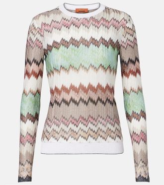 Missoni Top aus H&auml;kelstrick