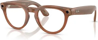Ray-Ban Meta Karamell rahmen Blau glas AI Glasses