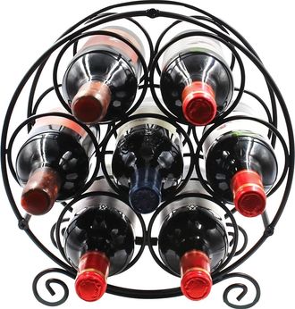 Generico Weinhalter, Aufbewahrungsst&auml;nder aus Metall in Form - Weinhalter f&uuml;r Rotwein | Organizer f&uuml;r Zuhause, K&uuml;che, Bar, Arbeitsplatte