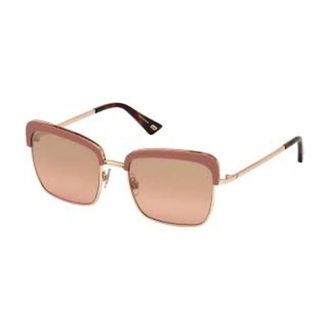 Web Eyewear Femme, Accessoires, Jaune, Taille: ONE Size Metal Frame Lunettes de soleil