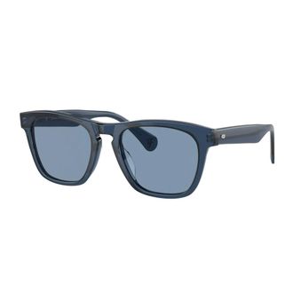 Oliver Peoples Quadratische Sonnenbrille Ov5555Su R-3 - - Accessories - Herren - Blau - 54 MM
