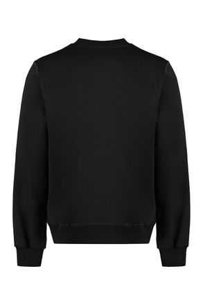 Dolce & Gabbana Mens Cotton Crew-Neck Sweatshirt Black Sweatshirts Sweater