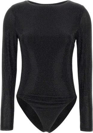 Twentyfourhaitch Arches Strass Bodysuit - - Tops - Damen - Schwarzk - 2XL
