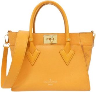 Louis Vuitton Pre-owned On My Side Calf Handbag - Femme - Pre-owned - Orange - Taille: ONE Size