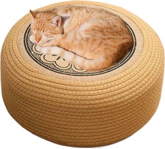 Generico Bodenkissen - Meditation Cushion | Bodenkissen | Bodenkissen f&uuml;r Erwachsene | Rattan Ottomane | wasserdichte Outdoor-Sitzhocker | Bodenkissen aus Tata