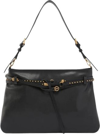 Pinko Pinko, Femme, Sacs, Noir, Taille: ONE Size Belt Bag Big