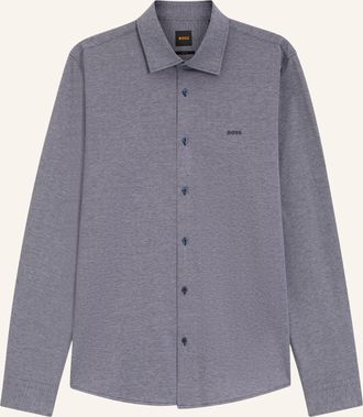 HUGO BOSS Hemd Slim Fit blau