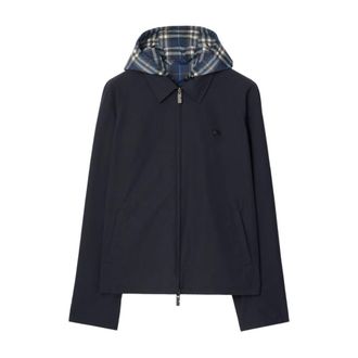 Burberry Reversible Check Cotton Jacket - - Jackets - Herren - Blau - S