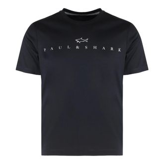Paul & Shark Cotton Jersey T-shirt - - Tops - Herren - Blau - 2XL