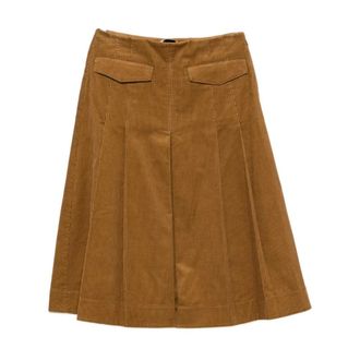 Tory Burch Damen, R&ouml;cke, Braun, SGr&ouml;&szlig;e