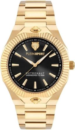Plein Sport Homme, Accessoires, Jaune, Taille: ONE Size Montre Quartz Trois Aiguilles