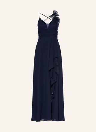 Vera Mont Vm Vera Mont Abendkleid Mit Volants blau