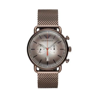 Emporio Armani Ar11169 Chronograph-Uhr - - Accessories - Herren - Braun - ONE SIZE
