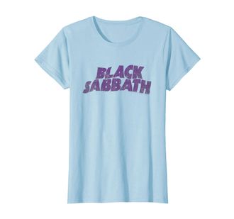 Black Sabbath Offizielles Black Sabbath Retro Wavy Logo T-Shirt