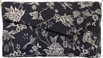 Joe Browns Damen Floral Jacquard Bag Clutch-Tasche, goldfarben/schwarz