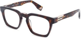 Police VPLN64 Shiny Black 51/145/22 Cadres de lunettes pour homme, Noir brillant, 51/145/22