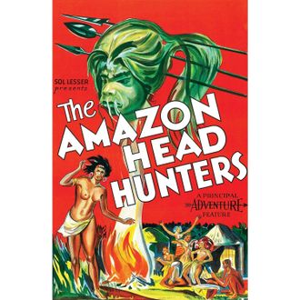 Fabulous Poster Plakat Mit Amazon Amazon Head Hunter Elch Vintage Retro Cinema Film(61cmx94cm)