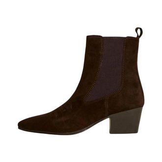 Twinset Bottine Texane - Femme - Chaussures - Brun - Taille: 37 EU