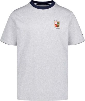 Hackett Herren T-Shirt grau Baumwolle