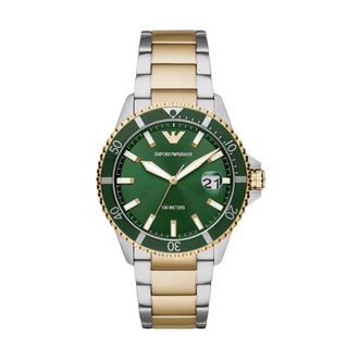 Emporio Armani World Explorer Uhr - - Accessories - Herren - Grau - ONE SIZE
