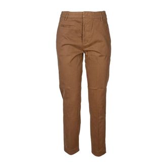 Dondup Slim-fit Stylische Hose - - Trousers - Damen - Rot - M