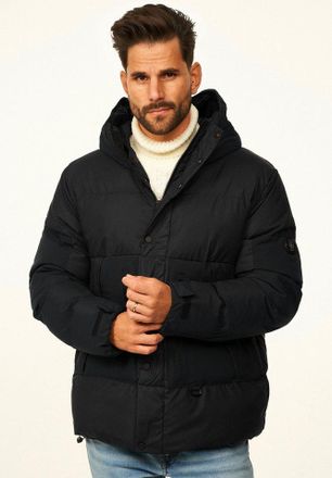 SOULSTAR Winterjacke mit Kapuze als Pufferjacke - Steppjacke Herren Outdoor Jacke f&uuml;r den Winter