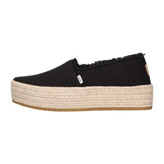 Toms Schwarze Espadrilles Valencia Sommerstil - - Shoes - Damen - Schwarzk - 39 EU