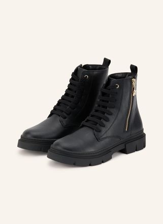 Geox Schn&uuml;rboots J Karsyn schwarz