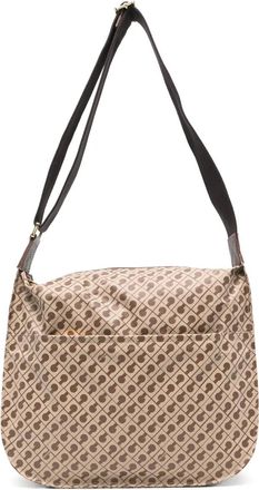 Gherardini sac à bandoulière à imprimé graphique - Marron