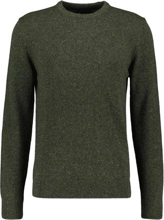 Barbour Essential Tisbury Rundhalsstrick - - Knitwear - Herren - Gr&uuml;n - M