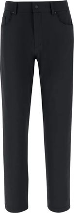 Boggi Milano stretch elastic waistband trousers - Schwarz