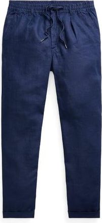 Polo Ralph Lauren Pantalon ample &agrave; cordon en lin