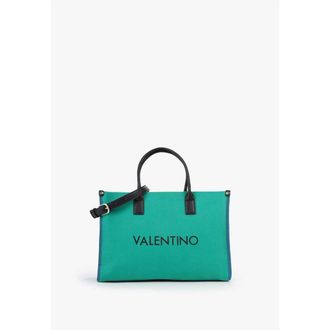 Valentino Handbags Sac Cabas Acantha Noir Femme VBS9U304 Arancio/Nero