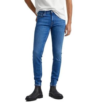 Pepe Jeans London Herren Finsbury Jeans, Blau (Denim-wn7), 33W / 32L EU