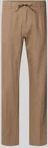 Selected Straight Leg Leinenhose mit Tunnelzug Modell LEROY