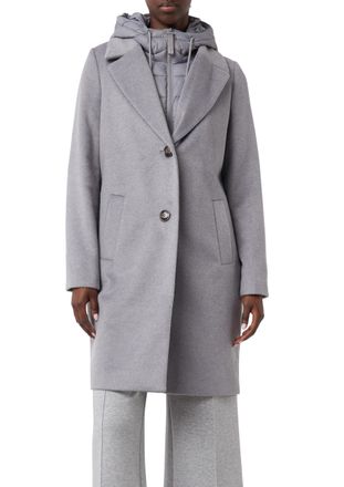 Comma Mantel mit abnehmbarem Stepp-Einsatz