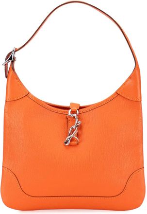 Hermès 2005 Clemence Trim Duo Schultertasche 24cm - Orange