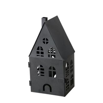 Boltze Boltze Laterne Dover Mittel 24 cm x 10 cm x 12 cm Schwarz