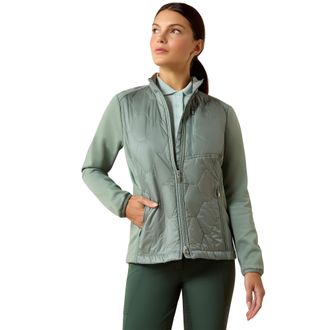 Ariat Womens Fusion Insulated Jacket Long Sleeve in Chinois Green, Size Small, by Ariat