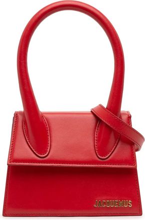 Jacquemus 2018-2025 Leather Le Chiquito Moyen satchel - Rot