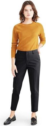 Dockers Chino Refined Slim Cheville Refined pour Femme, Noir, Taille 24, Taille Normale, Noir, 24 (FR 34)