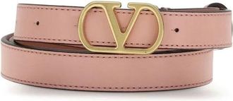 Valentino Garavani Femme, Accessoires, Rose, Taille: ONE Size Bos Taurus Thin Belt