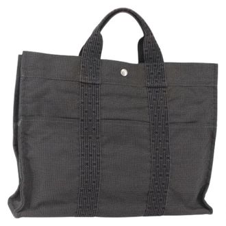 Herm&egrave;s Pre-owned Vintage Canvas Tote Bag - - Pre-owned - Damen - Grau - ONE SIZE